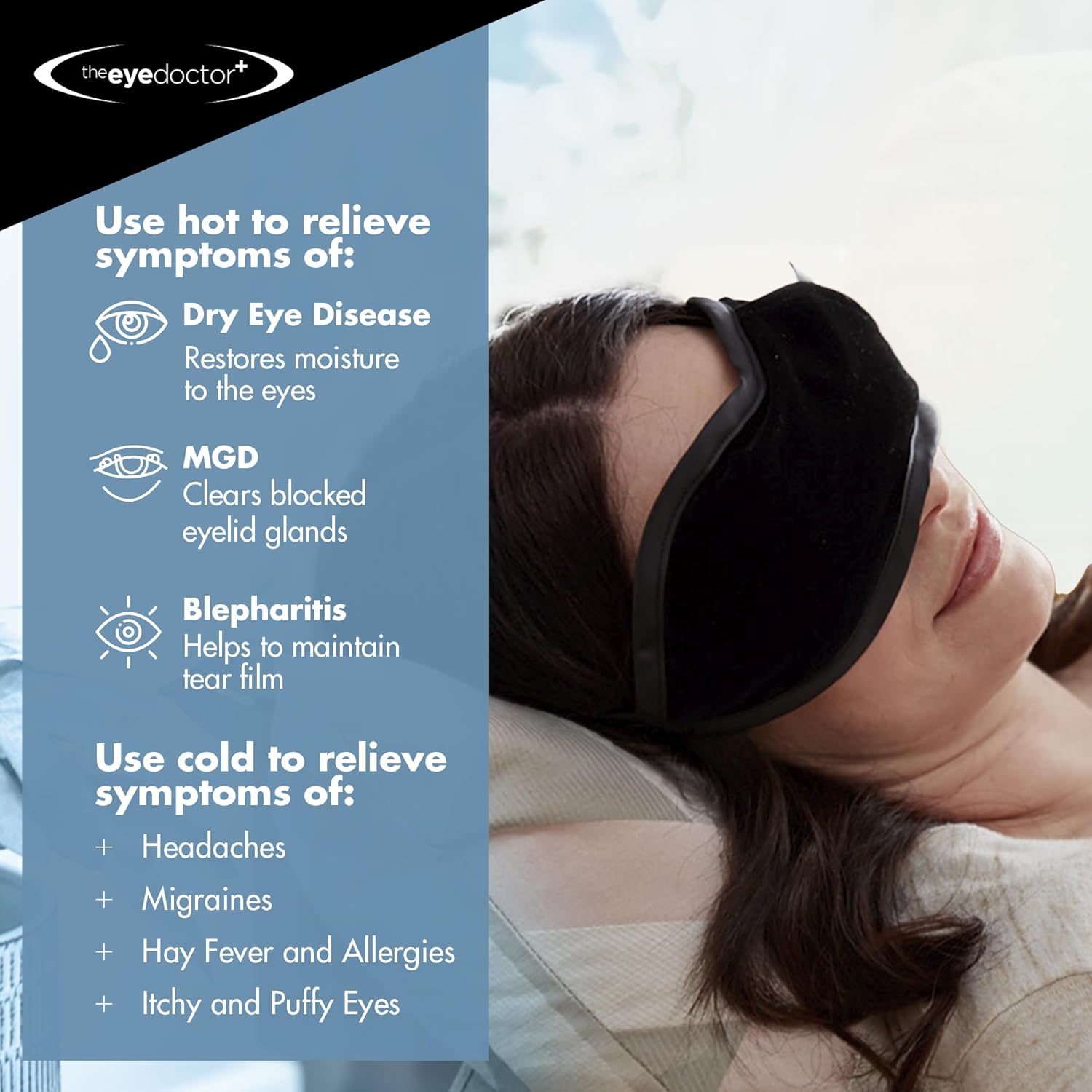 The Eye Doctor Hot & Cold Eye Compress For Eye Conditions