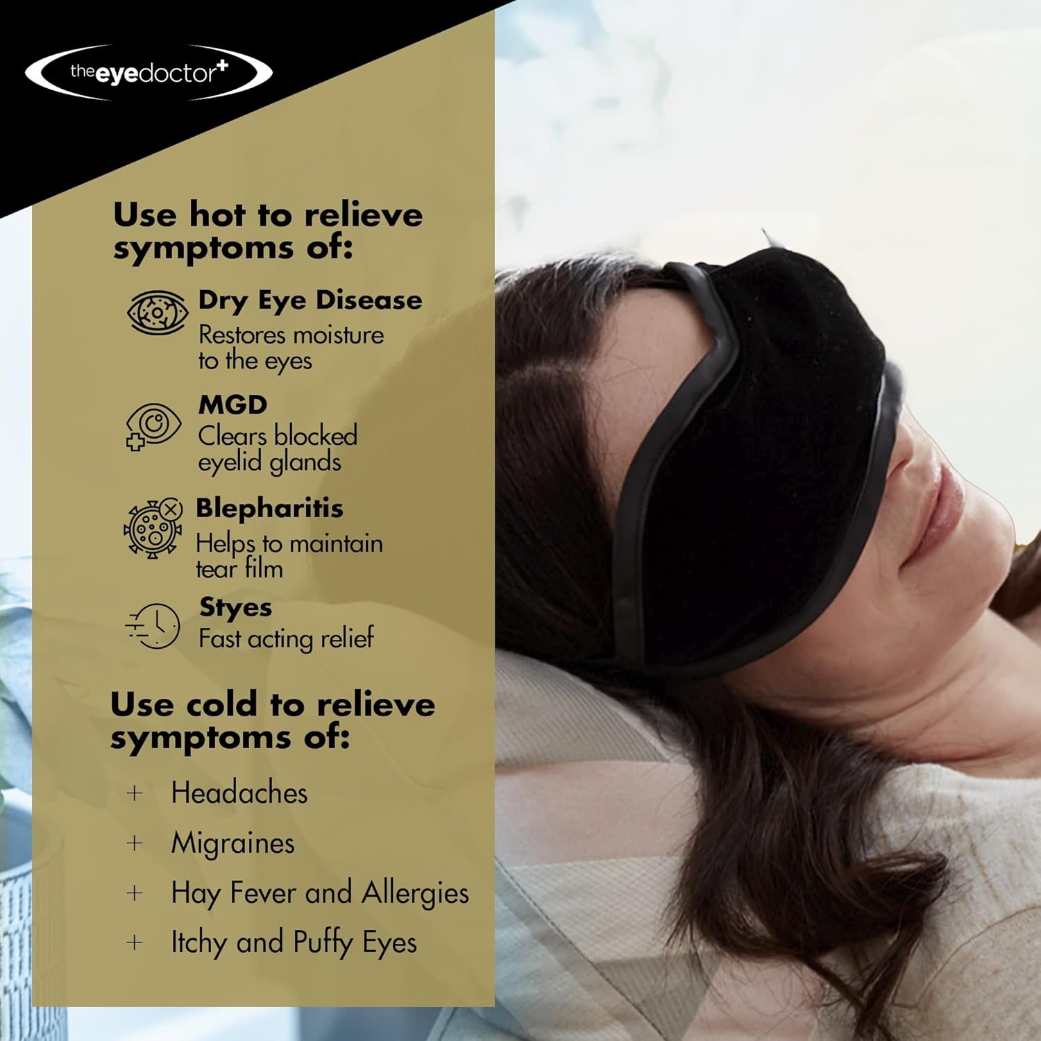 The Eye Doctor Hot & Cold Eye Compress For Eye Conditions