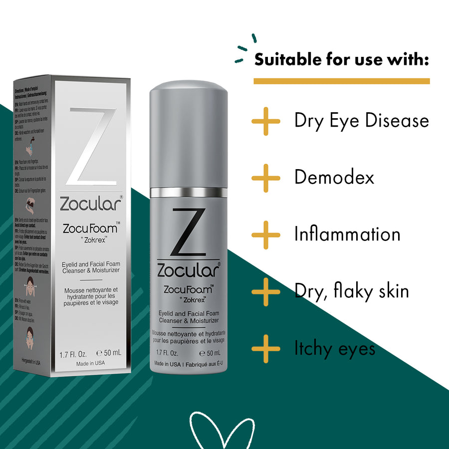 Zocular ZocuFoam Eyelid Cleanser