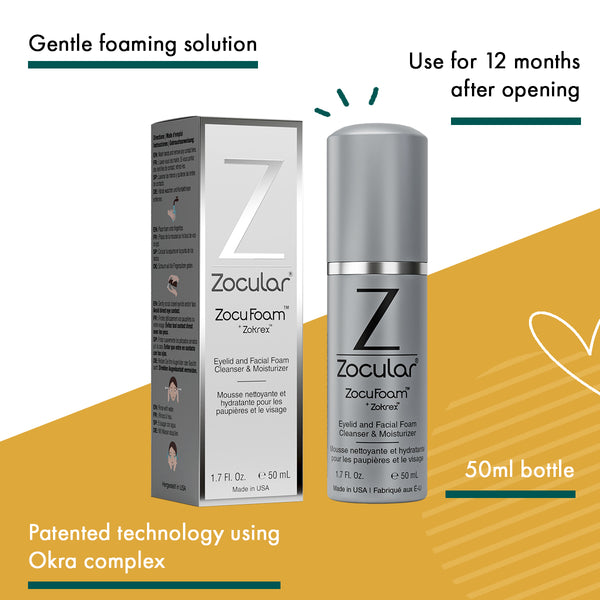Zocular ZocuFoam Eyelid Cleanser